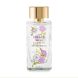 LOLLIA Relax Eau de Parfum, 3.4 fl. oz. - Women's Fragrance with Lavender & Honey, White Orchids, Indian Amber & Tahitian Vanilla