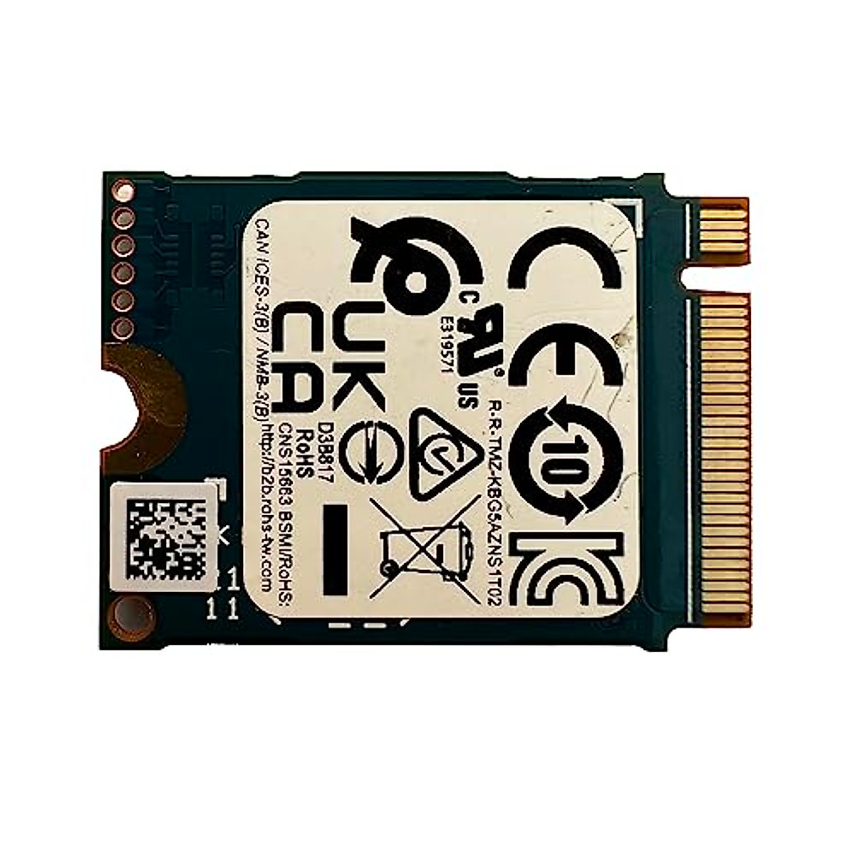 KIOXIA SSD 512GB M.2 2230 30mm NVMe PCIe 4.0 Gen 4 x 4 BG5 (OEM)