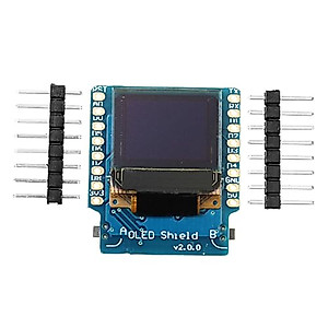 OLED Shield Display V2.0.0 for Wemos D1 Mini 0.66" Inch 64X48 IIC I2C Two Button Module
