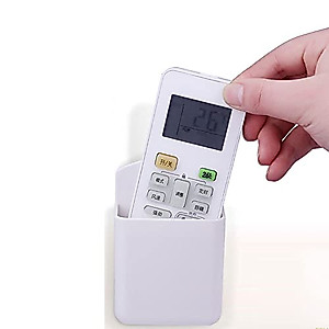 Svaitend Remote Holder Wall Mount, 2 PCS Wall Mount Remote Control Holder for Home Office School Hotel