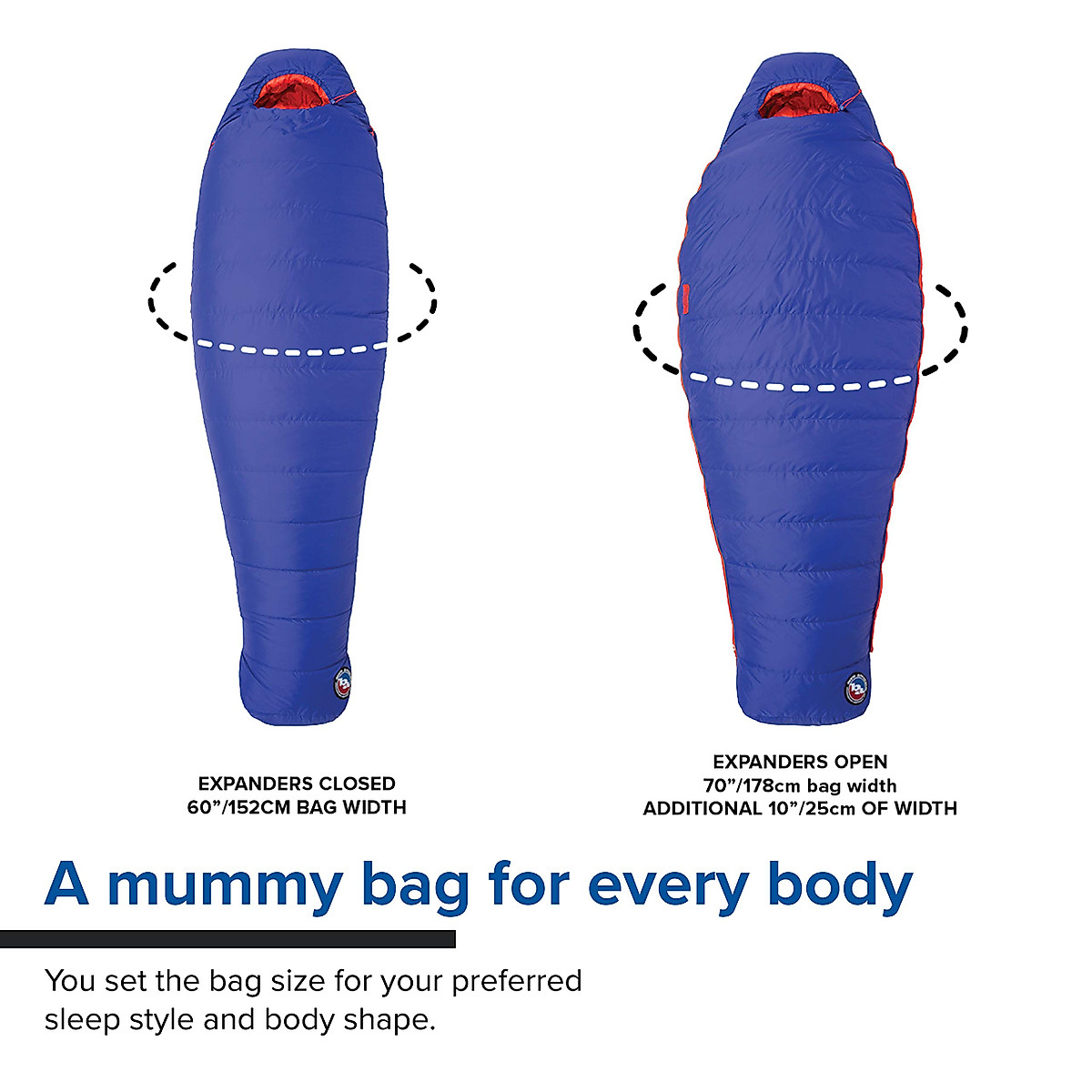 Big Agnes Women's Torchlight (600 DownTek) Sleeping Bag, 20 Degree, Regular