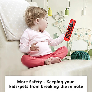 2PACK FireTV Voice Remote Case, Silicone Sleeve Compatible with Pro Remote Fire TV Streaming Media Players