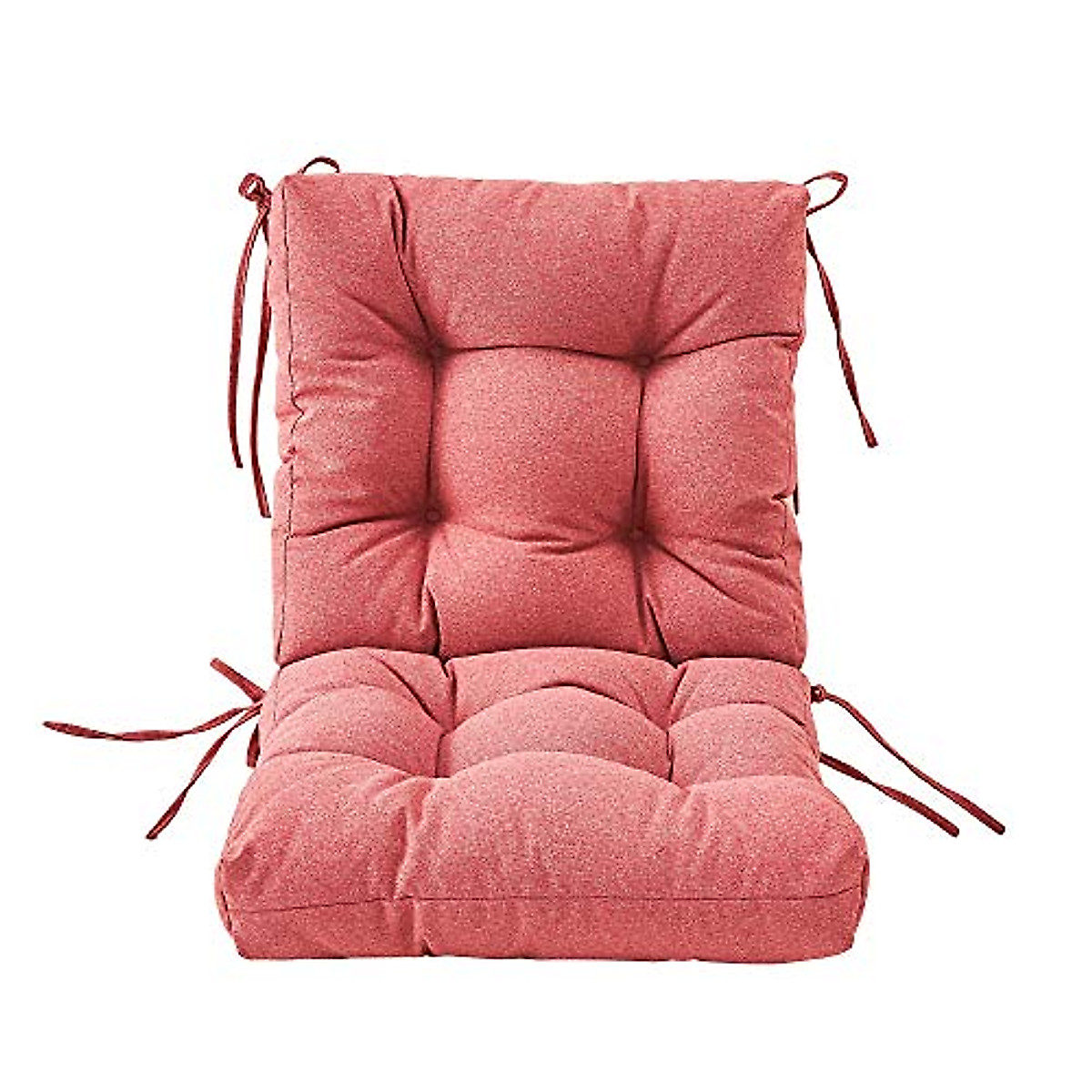 BLISSWALK Outdoor Chair Cushion, Tufted Outdoor Cushion Seat and Back,All Weather Patio Furniture Cushion,40"x20"