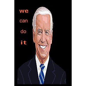 Noteboek Joe Biden we can do it 110 Pages - Large (6 x9 inches)