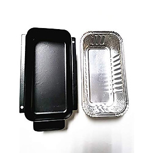 BBQ Future 20-Pack Aluminum Foil BBQ Grease Grill Drip Pans Replacement for Char-Broil 9328812P06, 7" L x3.5 W x1.5 D