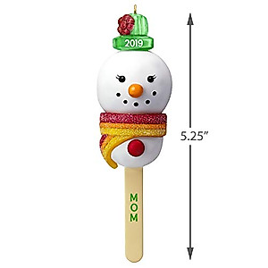 Hallmark Keepsake Christmas Ornament 2019 Year Dated Mom Cake Pop Snowman