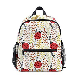 Kids Backpack Ladybug Fantastic Preschool Bag for Toddler Boy Girls Schoolbag