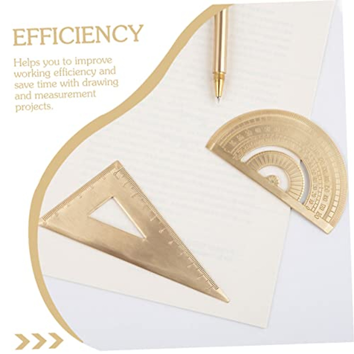 Operitacx 2 Sets Triangular Ruler Math Triangle Ruler Measuring Ruler Metal Triangular Ruler Clear Ruler Ruler Metal Protractor Metal Triangle Ruler Practical Protractor Scale