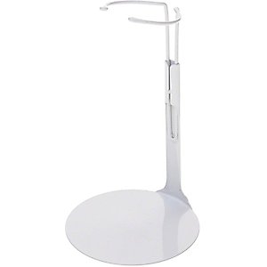 Kaiser Doll Stand 2001 - White Doll Stand for 6 1/2" to 10" Dolls and Action Figures, 3-Pack (Best for 8" Dolls)