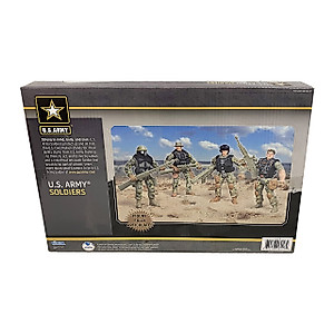 U.S. Army Soldiers 4 PK Fully Articulated Figures
