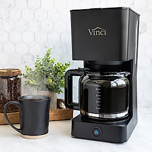 VINCI RDT Classic Coffee Maker 12 Cup Spinning Spray Head Coffee Brewer