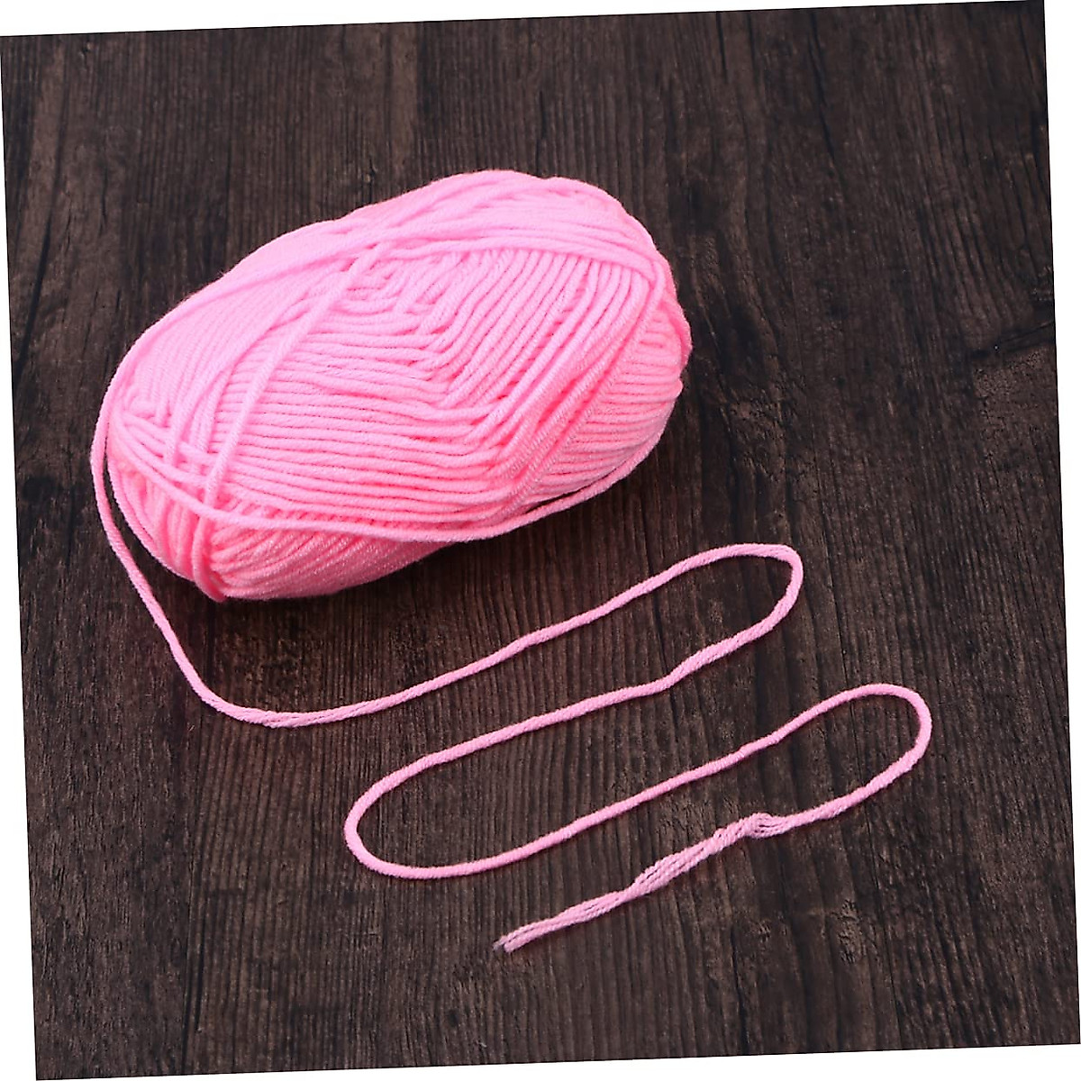 Homoyoyo Cotton Yarn Cone Cotton Yarn for Crocheting Knitting kit Fuzzy Yarn Knitting Yarn Cone Acrylic Yarn Crochet Yarn Chunky Yarn for Crocheting Blanket Yarn Baby White Yarn coarse Wool