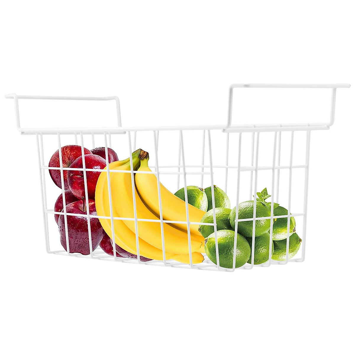 Orgneas 17.5 Inch Freezer Organizer Bins for Chest Freezer Refrigerator Basket Storage Rack Bins Deep Freezer Metal Wire Baskets 2Packs