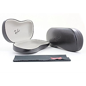 Ray-Ban RX8412 Rectangular Prescription Eyeglass Frames, Matte Black/Demo Lens, 52 mm