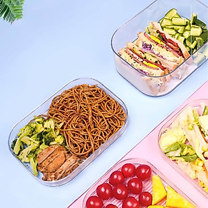 Deli Meat Cooler For Refrigerator Stackable Lunch Meat Plastic Organizer With Lid Food Refrigerator Storage Box Bacon And Cheese Organizer For Refrigerator (C)