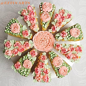 EFIVS ARTS 8 Cavity Cake Slice Mold Scone Pan Mold Pizza Slice Baking Mold Cornbread Mold Mousse Cake Pizza Mold Triangle Soap Mold