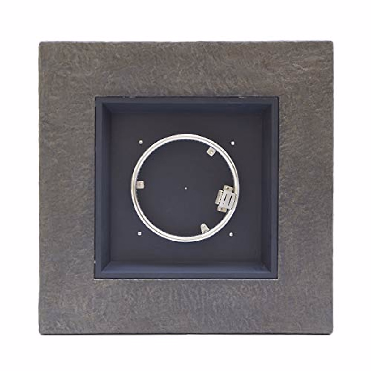 Christopher Knight Home Stonewall Outdoor Square Fire Pit - 40,000 BTU, Natural Stone