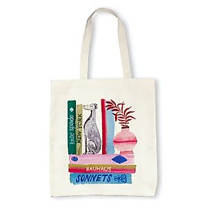 kate spade new york Canvas Tote Bag for Women, Cute Tote Bag for Teacher, Canvas Beach Bag, Book Tote with Pocket, Bookshelf