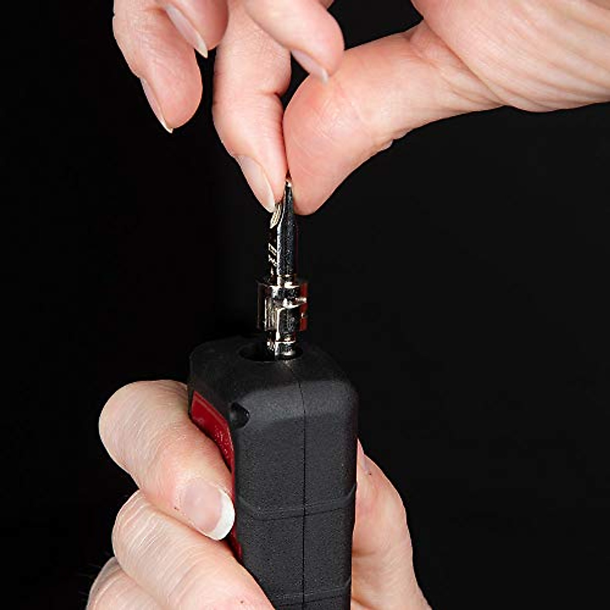 Klein Tools VDV427-300 Impact Punchdown Tool with 66/110 Blade, Reliable CAT Cable Connections, Adjustable Force, Includes Pick and Spudger