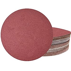 50 PCS 9" Drywall Sanding Discs Set for Hand Radial Sander- 60 80 120 180 240 Grits - 9 Inch Round Hook & Loop Sandpaper Aluminum Oxide Sander Disc for Hand Power Drywall Sander
