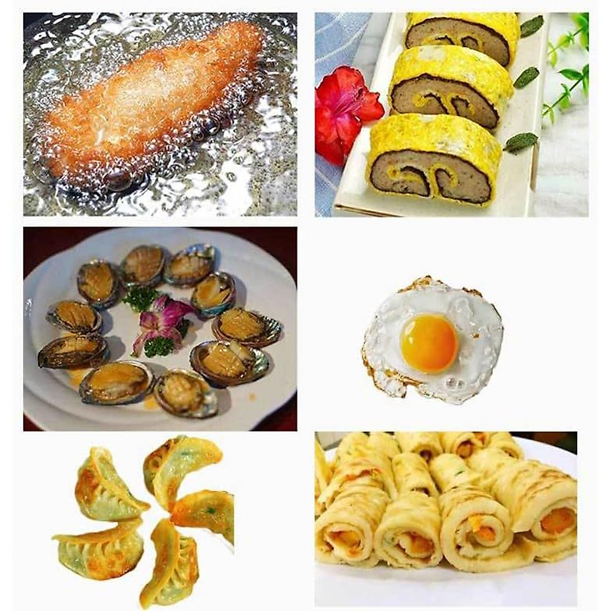 CoolZephyr Pre-Seasoned Cast Iron Tamagoyaki Pan - 9x7 Inches Ideal for Japanese Egg Omelettes