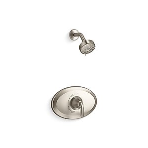 Kohler K-TS21947-4Y-BN Remodel Rite-Temp Shower Trim Kit, 2.5 GPM, Vibrant Brushed Nickel