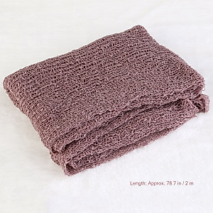 TINKSKY Long Ripple Wrap - DIY Newborn Baby Photography Wrap-Baby Photo Props (Lilac)