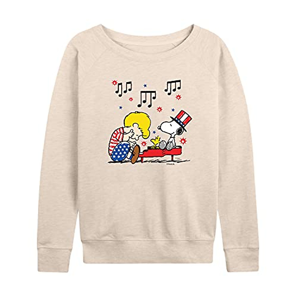 HYBRID APPAREL - Peanuts - American - Women's French Terry Pullover - Size 3X
