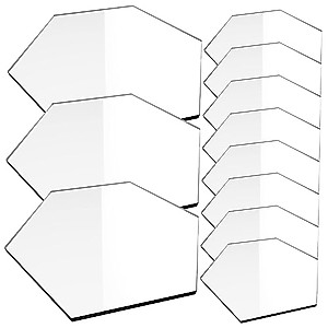 CONGARTENO 20pcs Transparent Seat Card Coffee Bar Sign Wedding Centerpieces for Tables Reserved Signs for Wedding Coffee Signs for Coffee Bar Wedding Decoration Emblems Acrylic Place Cards