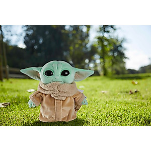 Mattel Star Wars Grogu Plush 8-Inch Character Figure From Star Wars the Mandalorian, Soft Doll in Classic Look