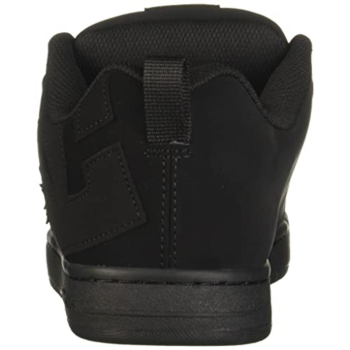 DC Men's Court Graffik Skate Shoe, Black/Black/Black, 12 M US