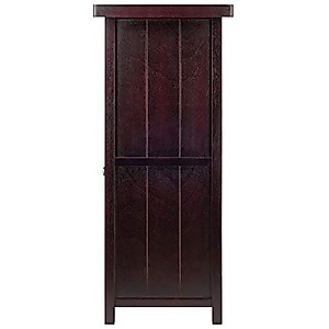 Winsome Macon Bar Wine Cabinet, Espresso