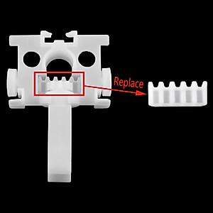 ZZLZX 10PCS Vertical Curtain Repair Gear, Gear Comb for Vertical Blind, Repairing Vertical Blinds Replacement Rods