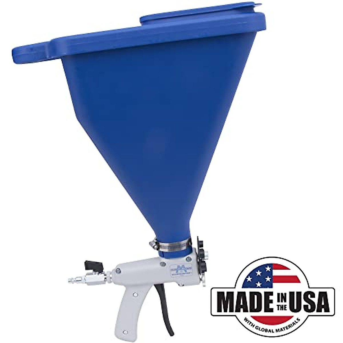 MARSHALLTOWN SharpShooter® I - 2 Gallon Hopper - 45 Degree Angle Adapter Included - Built in Air Control Valve - 693