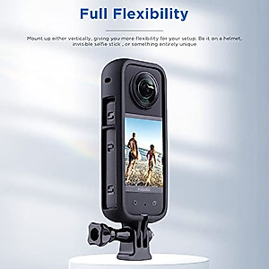 Lens Guard for Insta360 X3, Insta 360 X3 Accessories Kit Included Insta 360 X3 Lens Cap, Mounting Bracket and Lens Guard for Insta360 X3 Action Camera