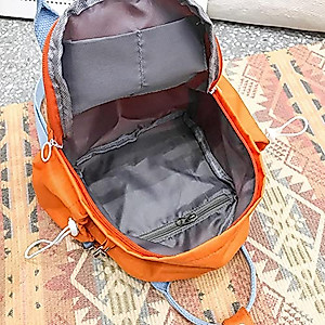 sikiwind Animal Pattern Waterproof Backpacks Women Shoulder Crossbody Bags (Orange)