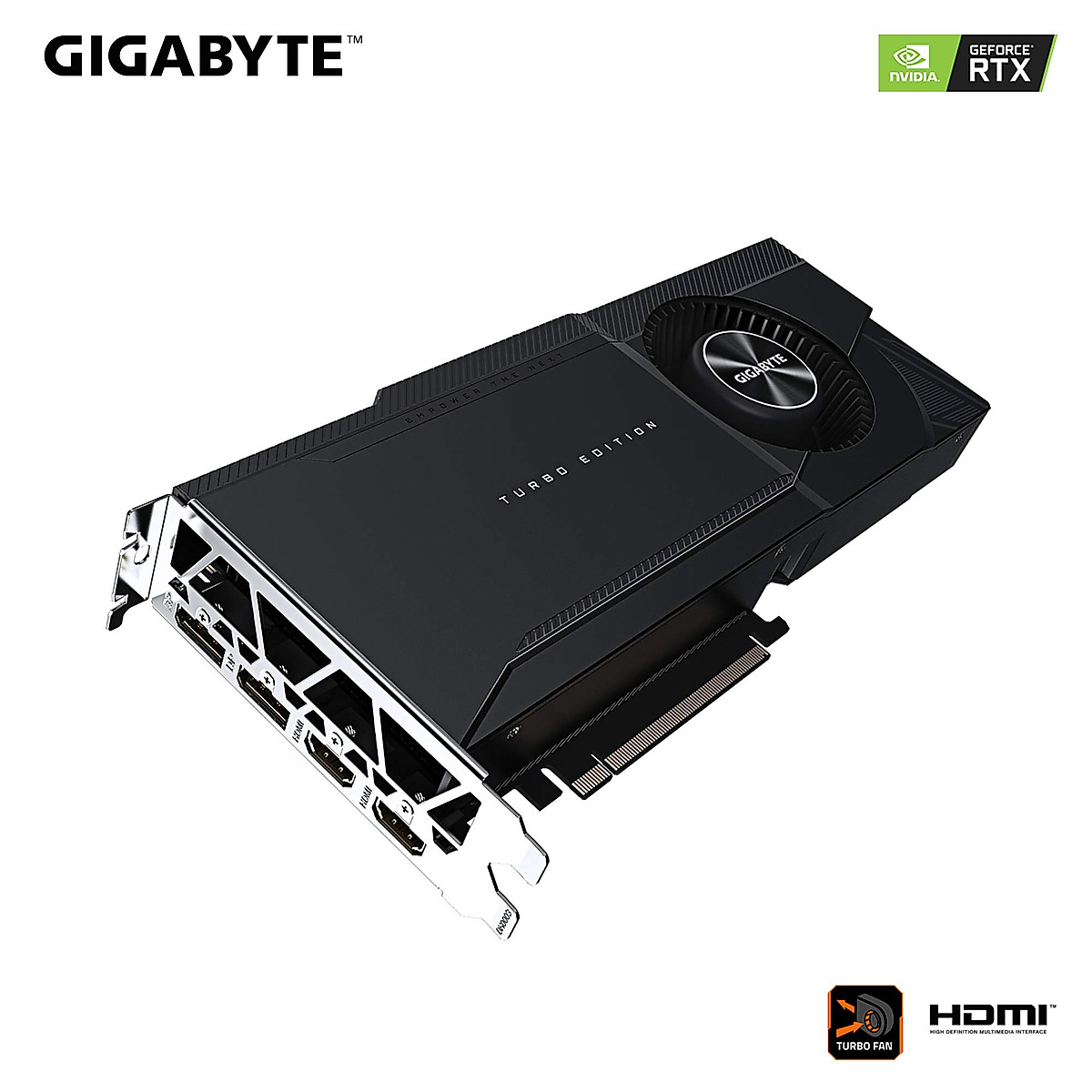 Gigabyte 24GB NVIDIA GeForce RTX 3090 Turbo GDDR6X Graphics Card Model GV-N3090TURBO-24GD