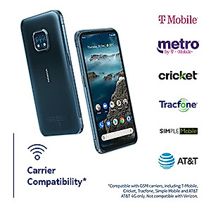 Nokia XR20 5G | Android 11 | Unlocked Smartphone | Dual SIM | US Version | 6/128GB | 6.67-Inch Screen | 48MP Dual Camera | Polar Night,Blue
