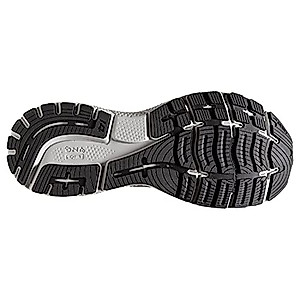 Brooks Ghost 14 Sneakers for Men Offers Soft Fabric Lining, Plush Tongue and Collar, and L Lace-Up Closure Shoes Grey/Alloy/Oyster 11 D - Medium