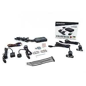 KENWOOD STZ-RF200WD Motorsports Two-Camera 1080p Dual Dash Action-Camera System - WiFi, GPS, G-Sensor Loop, 32GB Card - Perfect for Motorcycles, UTV, ATV & Golf Carts