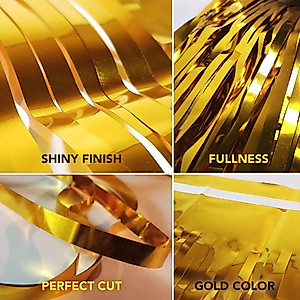 Toylin Red and Black Birthday Decorations Party Supplies Set,Black Gold Confetti Balloons Gold curtain for Baby Shower Wedding Birthday Graduation Anniversary Bachelorette Party Decorations