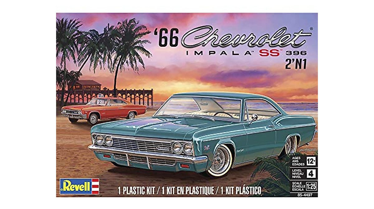 Revell ’66 Chevy Impala Model Kit - 148 Pieces