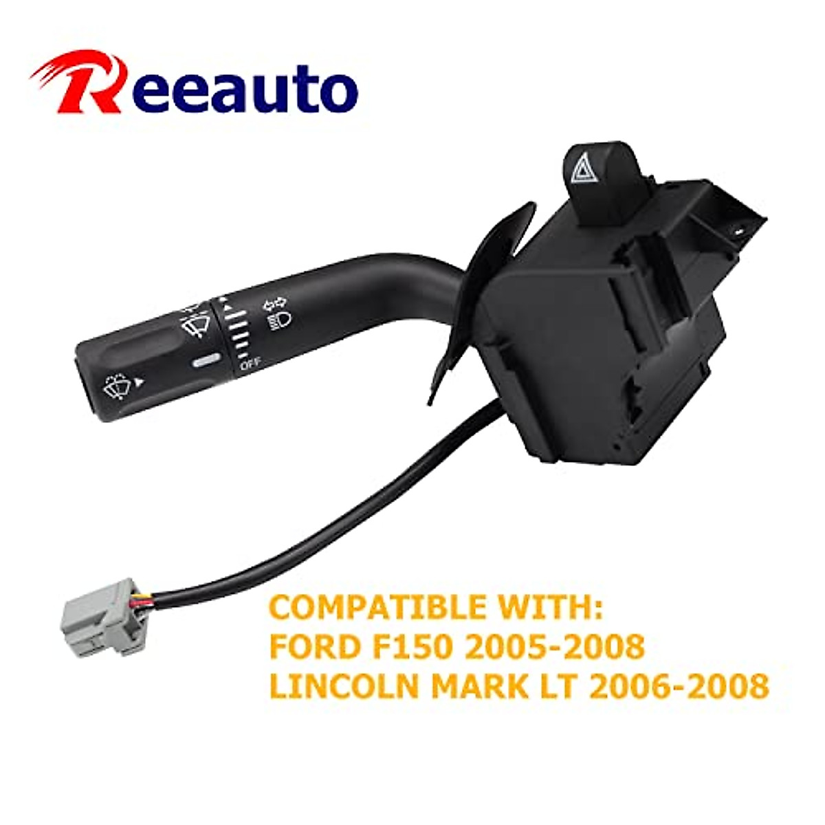 Multi-Function Turn Signal Wiper Dimmer Combination Switch Replacement for 2005-2008 Ford F150, 2006-2008 Lincoln Mark LT, Replace OE# 5L3Z13K359AAA, 6L3Z13K359AA, SW7388, 629-00789, CBS1332