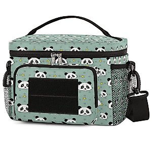 bisibuy Cute Panda Lunch Box for Men Women Insulated Loncheras Para Mujer Hombres Meal Prep Tote Bag for Adult Work, Camping, Picnic, Travel