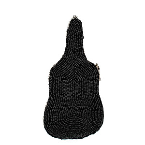 Mary Frances Guitar Girl Coin Purse/Key Fob, Multi