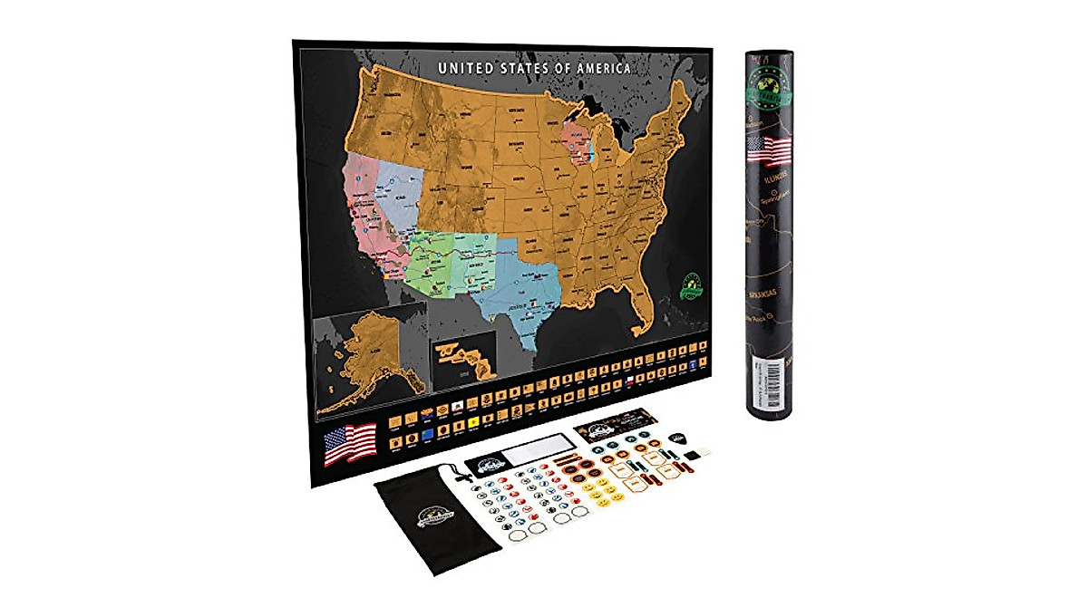 Scratch Off USA Map – Track Your Travels Today!