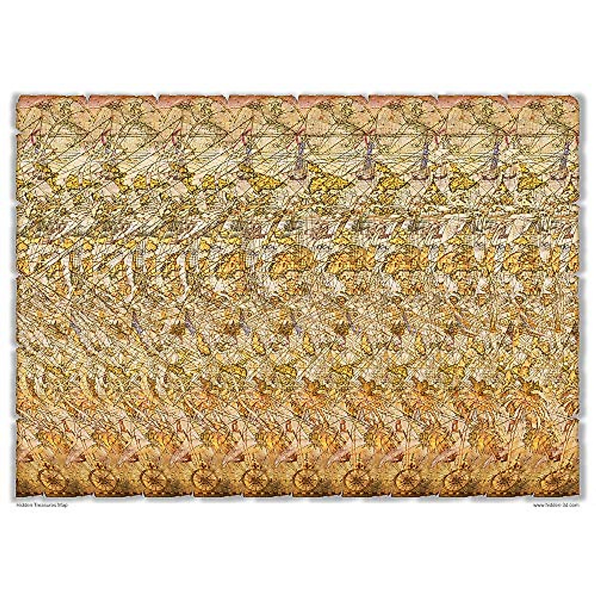 Set of Six 18"x13" Stereogram Posters (Set#2)