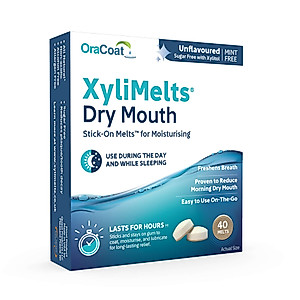 Orahealth XyliMelts Mint-Free Discs - 40 discs, Pack of 2