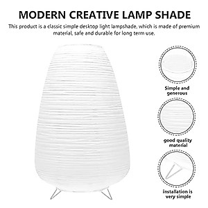 OSALADI 2 pack Rice Paper Table Japanese Lamp Paper Lamp Shade Japanese Lamps Lamp Rice Paper