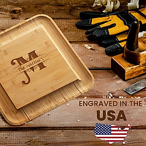 Personalized Cheese Board and Charcuterie Board: Custom Engraved Serving Platter - Unique Valentine's Day Gift, Wedding Gifts, Housewarming Gift Birthday Gifts for Women or Men